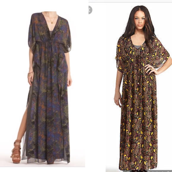 RACHEL Rachel Roy | Swim | Rachel Roy Angelina Dress Sheer Palm Caftan ...
